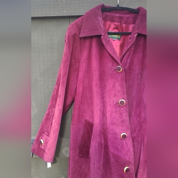 Vintage | Jackets & Coats | Vintage Deep Purple Suede Jacket | Poshmark
